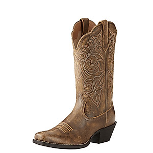 Ariat Womens Round Up Square Toe Western Boot Vintage Bomber 6.5