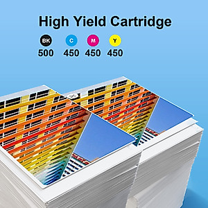 Zlotych 220XL Remanufactured Ink Cartridge Replacement for Epson 220XL 220 XL T220XL use for Workforce WF-2630 WF-2650 WF-2660 WF-2750 WF-2760 XP-420 XP-424 XP-320, 2 Black 1 Cyan 1 Magenta 1 Yellow