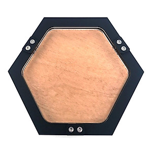 C4Labs Mini Personal Size Hexagon Gaming Dice Tray-7"x5.5"