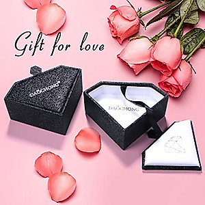 DAOCHONG S925 Sterling Silver Stars Best Friend Friendship BFF Heart Jewelry Pendant Necklace