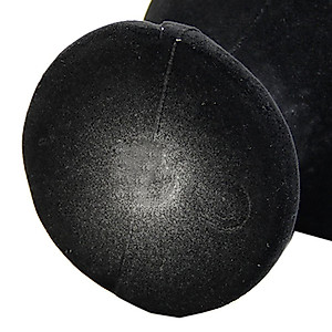 Foam Mannequin,Female Head Model Wig Hair Hat Display Foam Mannequin Manikin White (Black)