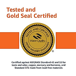 Amazon Basics Replacement Water Filters for Water Pitchers, Compatible with Brita - 3-Pack