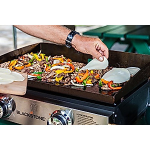 Blackstone Tabletop Griddle, 1666, Heavy Duty Flat Top Griddle Grill Station for Camping, Camp, Outdoor, Tailgating, Tabletop – Stainless Steel Griddle with Knobs & Ignition, Black, 22 inch