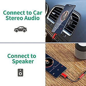 COOYA USB C to 3.5mm Audio Adapter for iPhone 15 Pro Max iPad Air DAC Chip Headphone Adapter USB C to Aux Dongle Stereo Earphone Connector for Samsung S23 FE S22 Ultra S21 Flip 5 A53 Pixel 8 7 OnePlus