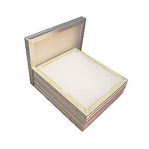 6 Pack 20x24 inch Aluminum Silk Screen Printing Screen Frames 110 White Mesh Pre-Stretched