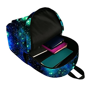 Galaxy Space Print Durale Kids Canvas Bookbag Back to School