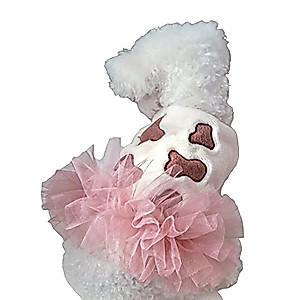 QWINEE 3Pcs Dog Hoodie Cat Apparel Dog Custume Set with Necklace and Sunglasses Pet Clothes for Puppy Small Medium Dogs Cats Soild Red S