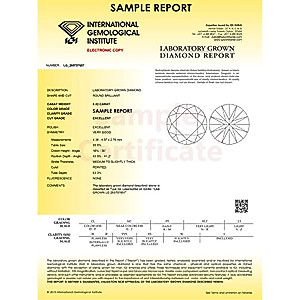 Round IGI Certified Lab Grown Diamond (VS1/F) 1.00 ct Women Solitaire Rope Engagement Ring 14K Rose Gold-7.0