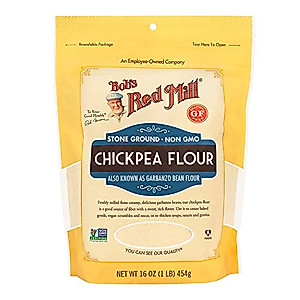 Bobs Red Mill Garbanzo Bean Flour, 16 Ounce ( Pack - 1 )