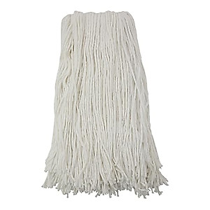 Boardwalk BWK2032RCT No. 32 Rayon Cut-End Wet Mop Head - White (12/Carton)