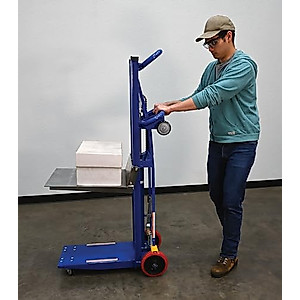 Vestil HYDRA-4 Hydra Lift Cart, Steel, 22" Length x 20" Width Platform, 750 lbs Capacity