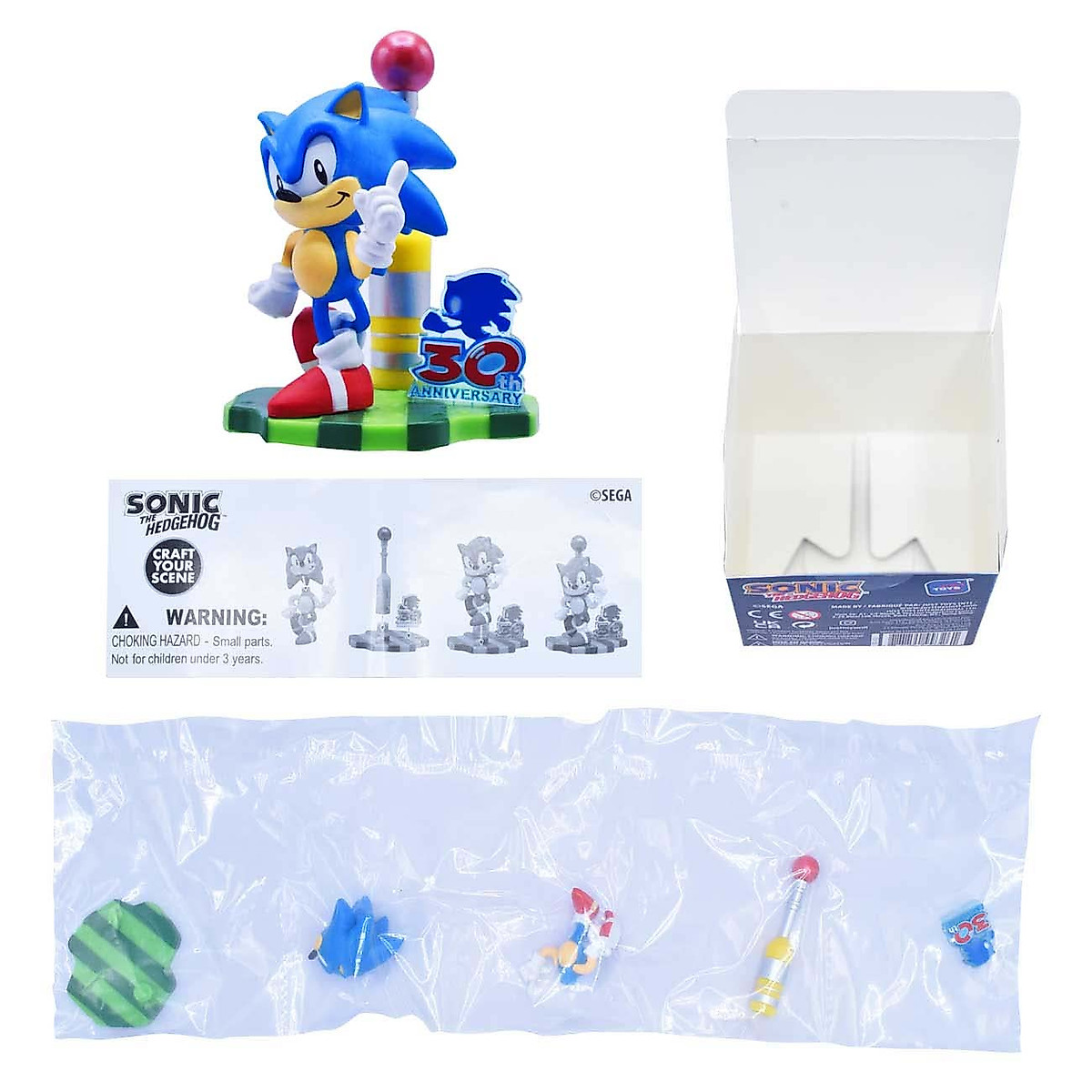Just Toys LLC Sonic The Hedgehog Craftable Buildable Action Figure - Series 2