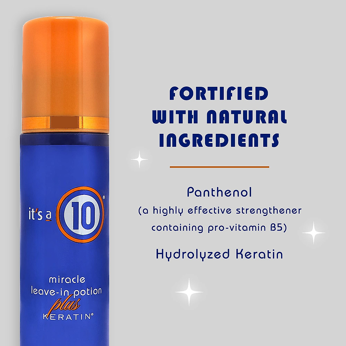 It's a 10 Haircare Miracle Leave-In Potion Plus Keratin, 3.4 fl. oz.