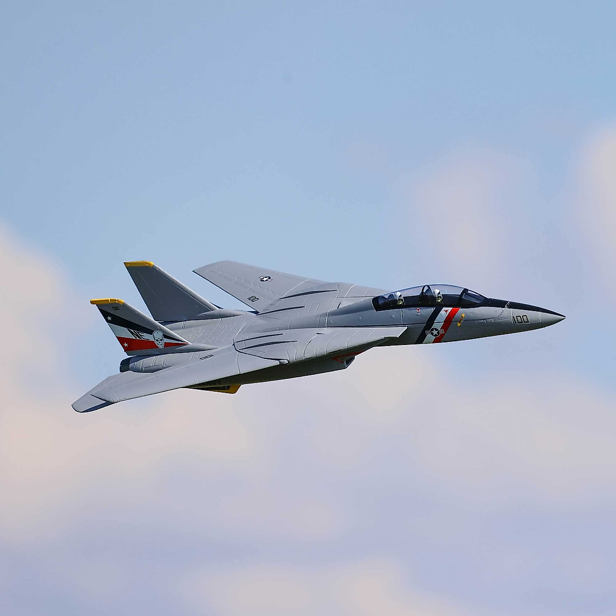 E-flite RC Airplane F-14 Tomcat Twin 40mm EDF BNF Basic Transmitter Battery and Charger Not Included EFL01450