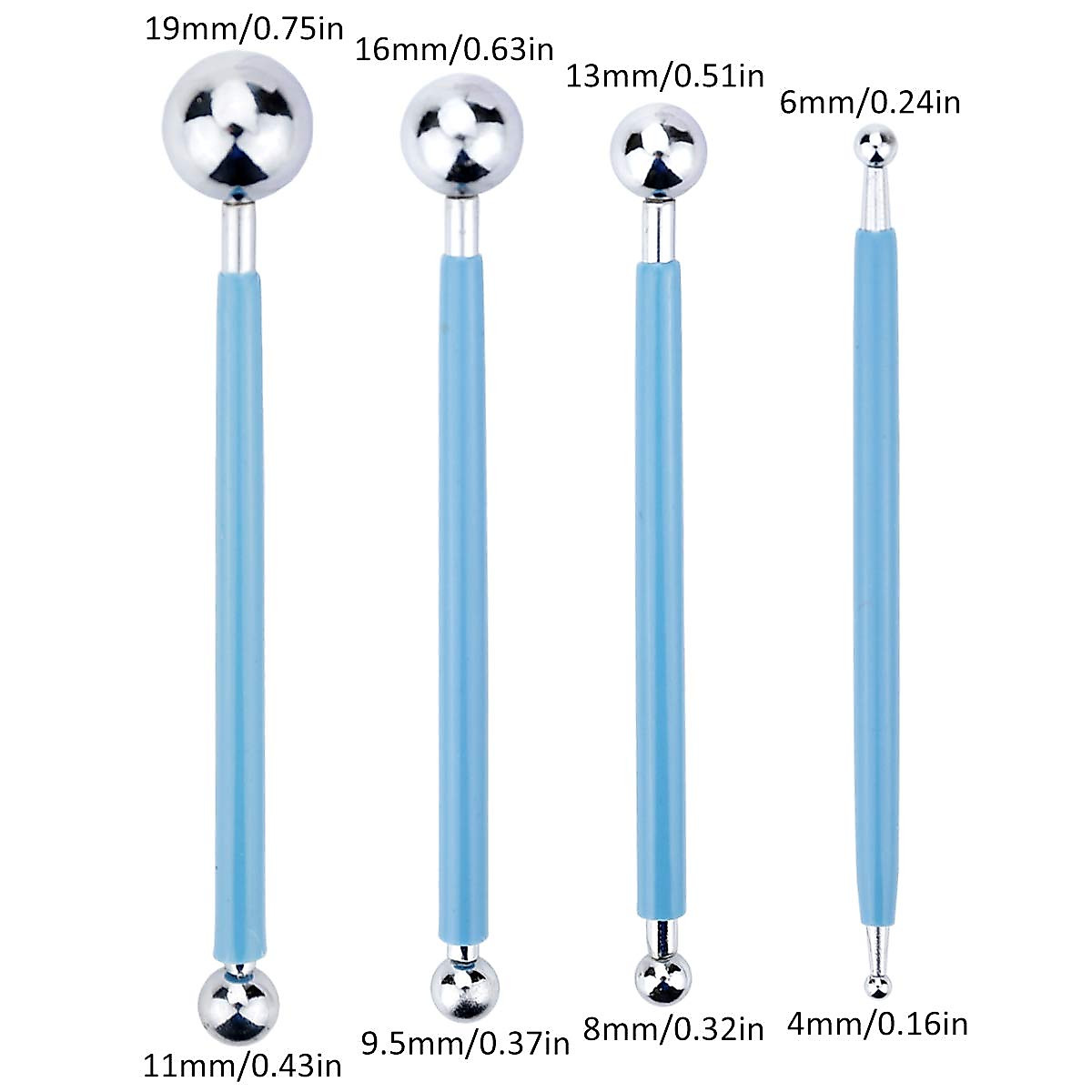 Augshy 19pcs Mandala Dotting Tools Set Pen Dotting Tools Mandala Stencil Ball Stylus Paint Tray for Painting Rocks, Coloring, Drawing and Drafting