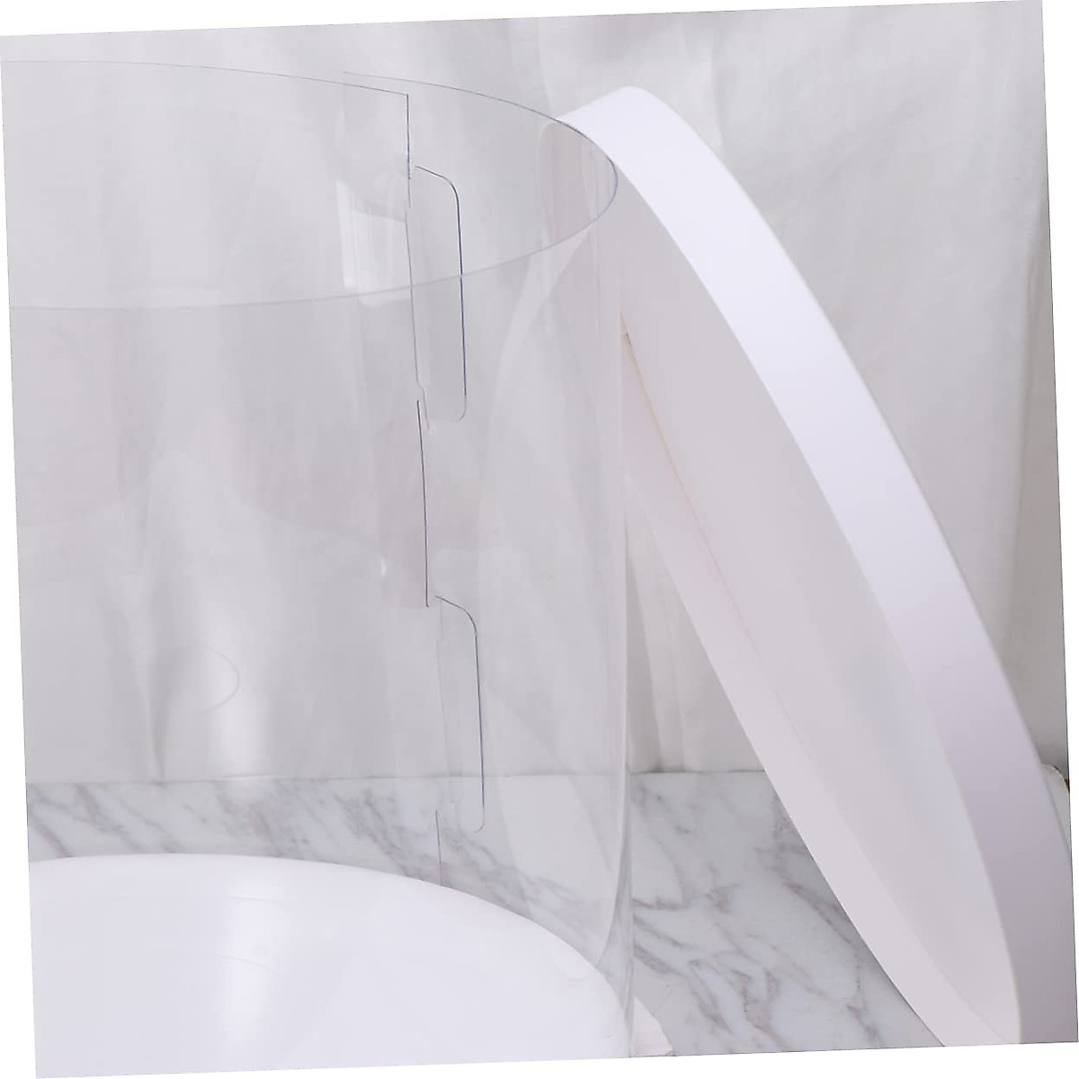 Baluue 2pcs Box Bakery Boxes Material Round Cake Storage Cake Packaging Box for Party Home