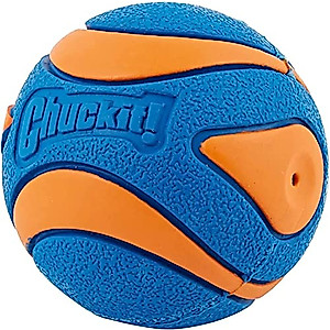 Chuck It Dog (3 Pack) Ultra Squeaker Ball, Large, All Breed Sizes