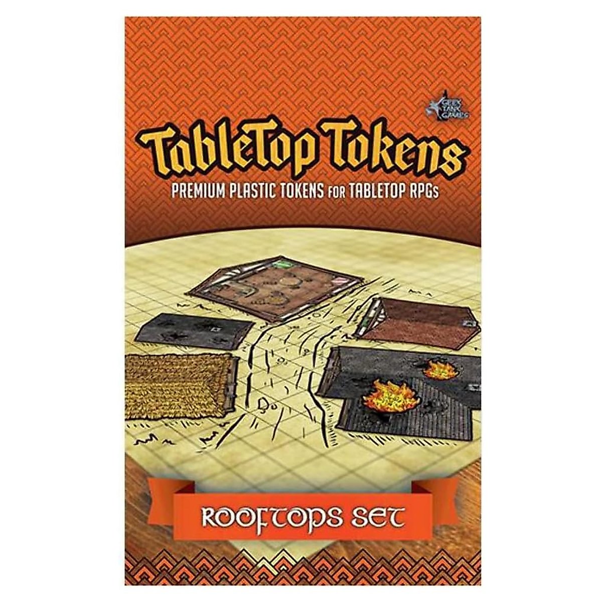 Geek Tank Games Tabletop Tokens - Rooftops Set