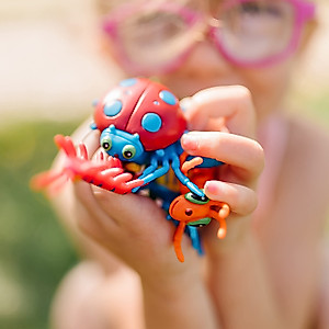 Melissa & Doug Sunny Patch Bag of Bugs (10 pcs) - Pretend Play Insect Toys, Counting And Sorting Toys, Science Learning Toys For Kids Ages 3+