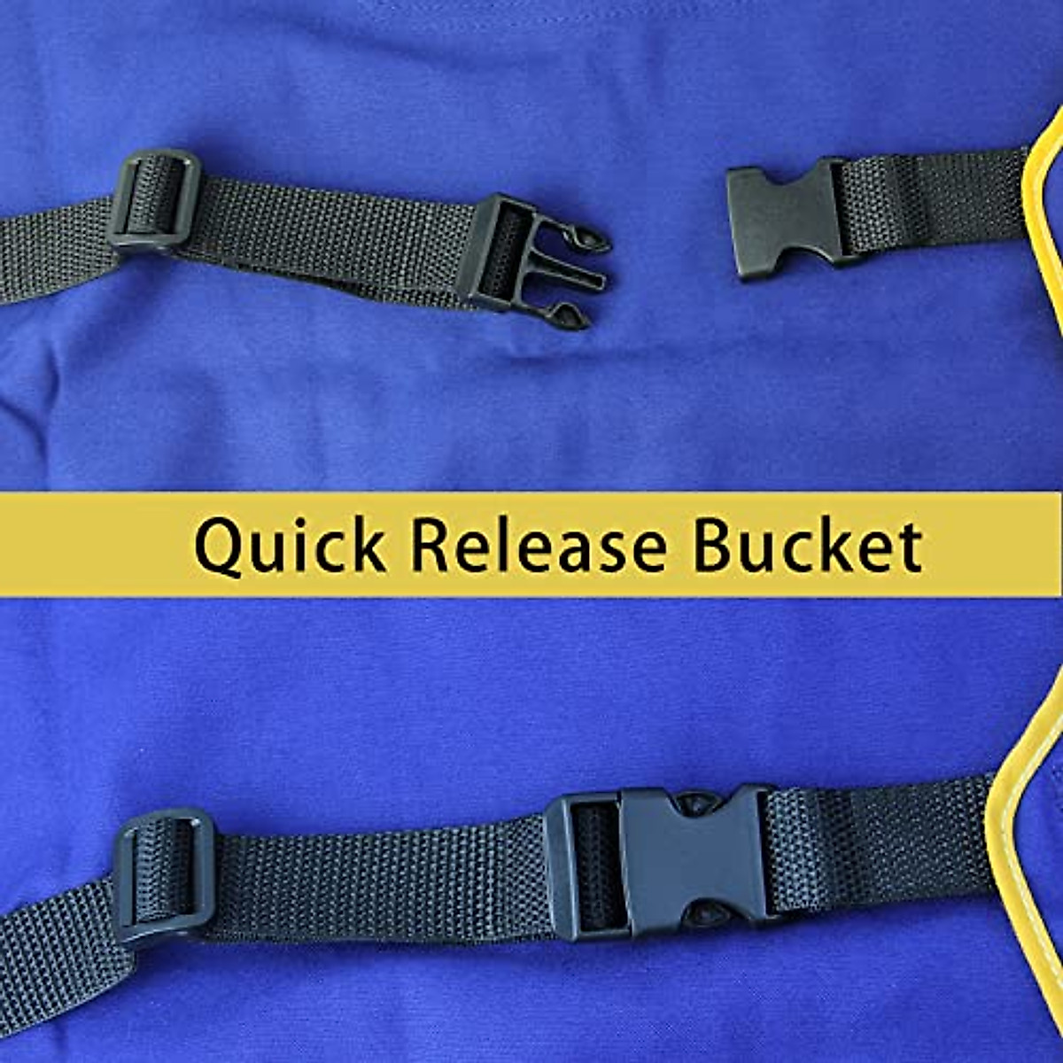 Welding Apron, Fire Resistant Fireproof Apron Metal Working Welder Work Safety Protection Apron Blue for Welding Cutting Cooking with One Pocket