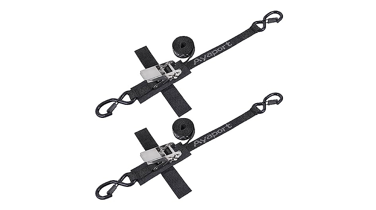 Durable Stainless Steel Boat Tie Down Straps - 2400lbs