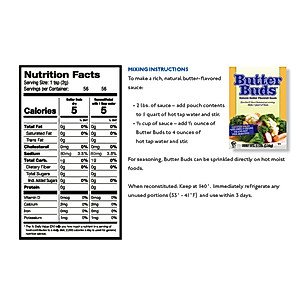 Butter Buds 3 x 4 ounce packs (12 oz. total)