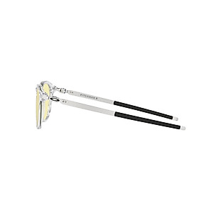 Oakley Men's OO9439 Pitchman R Round Sunglasses, Clear/Prizm Gaming, 50 mm