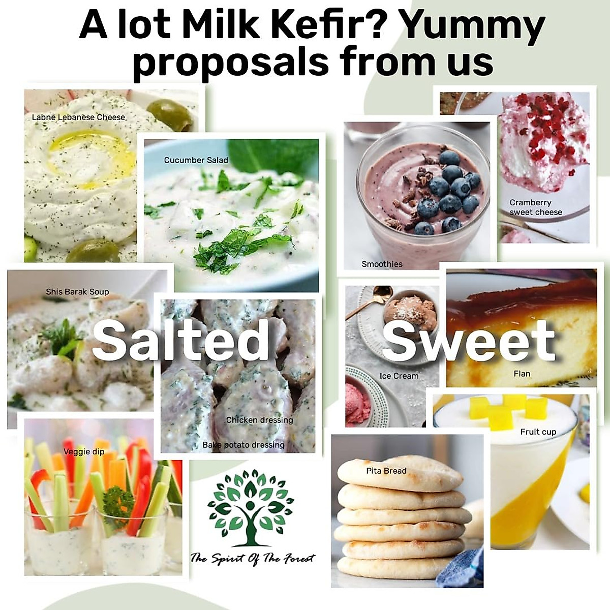 Kefir, Kefir Grains, Scoby, Milk Kefir Grains, Live Starter, Cultures, Bulgaros de Leche, Bulgarian Milk Kefir Grains, Kefir Strainer, Works w/Whole Milk, Coconut Milk, Almond Milk, Oat Milk