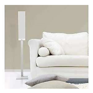 KEF TFLSTWH T-Series Floor Stand Pair Speaker - Silver