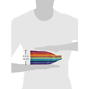 Bondi Band Colorful Stripes Moisture Wicking 4" Headband
