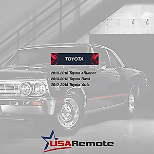 Key Fob Keyless Entry Remote fits Toyota 4Runner, Rav4, Yaris (HYQ12BBY G)