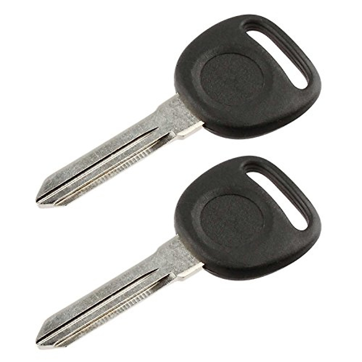 Uncut Non Transponder Ignition Key fits Buick/Chevy/GMC/Hummer/Isuzu/Oldsmobile/Pontiac No Chip, Set of 2