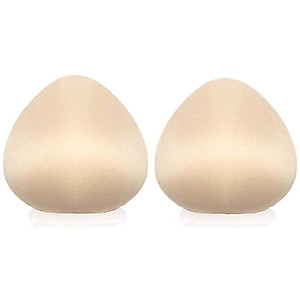 Ninery Ave 1 Pair Cotton Breast Forms Light Ventilation Sponge Boobs for Women Mastectomy Breast Cancer Support