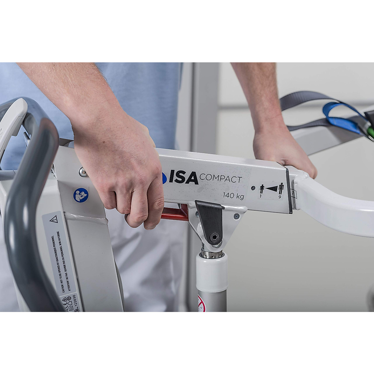 Invacare Stand Assist Premier Series, New to US Market, Compact Electric Lift, Stand-Up Patient Lift, 350 lb. Weight Capacity, ISACOMPACT