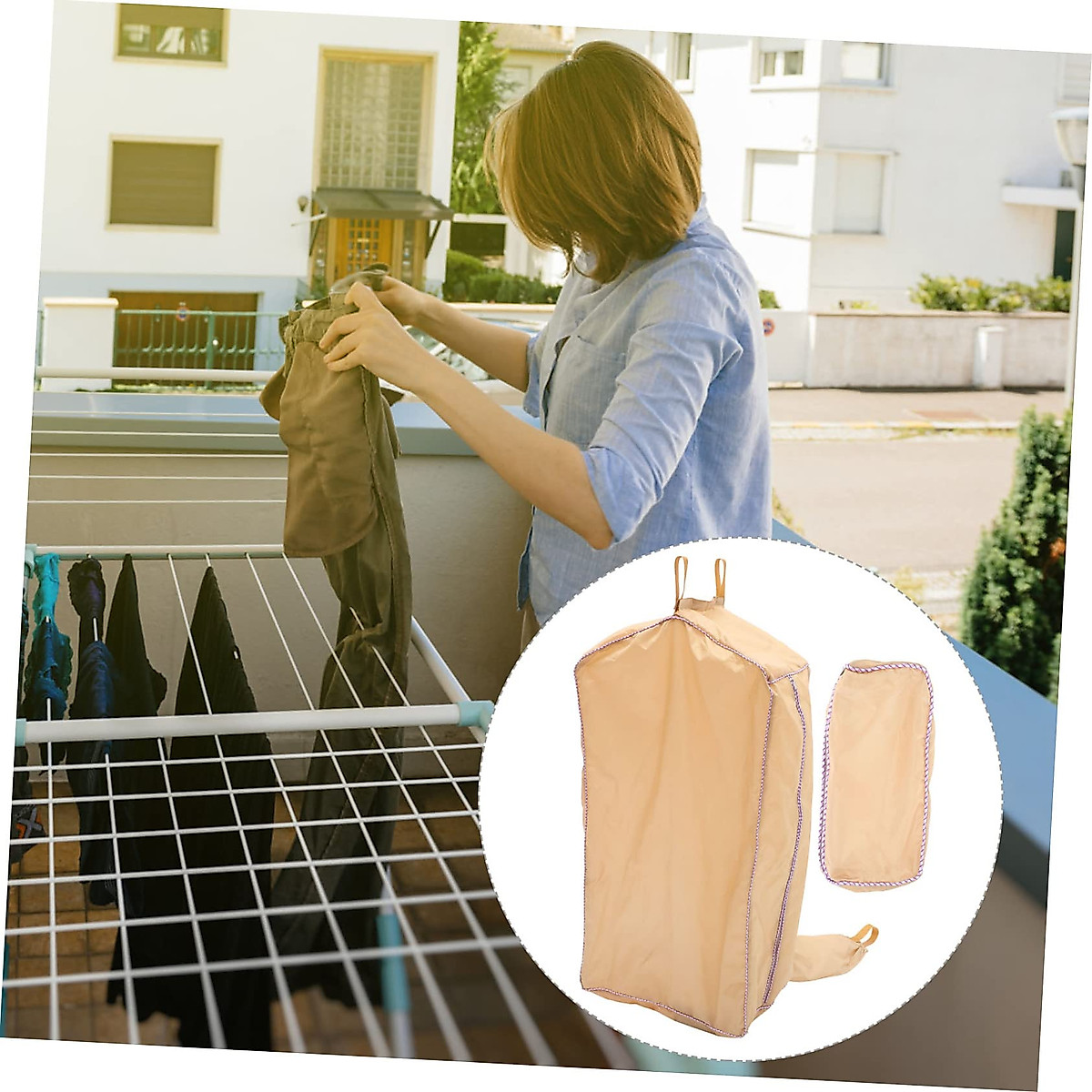 Portable Drying Machine 1pc Dry Clothes Bag Folding Clothes Electric Clothes Dryer Clothes Drying Rack Outdoor Portable Tumble Dryer Portable Drying Machine All-round Dryer Wild