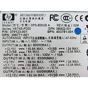 HP-IMSourcing AC Hot-Plug Power Supply, 1000 W Model 403781-001