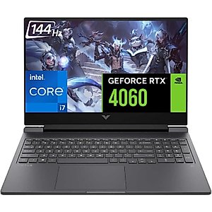 HP Victus 16.1" FHD 144Hz Display Gaming Laptop, Intel Core i7-13700HX, NVIDIA GeForce RTX 4060, 64GB DDR5 RAM, 4TB PCIe SSD, Wi-Fi 6, Webcam, Backlit KB, RJ-45, HDMI, Windows 11 Home