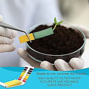 6 Packs pH.1-14 Litmus Strips Tester Paper, pH Test Strips, pH Extensive Test Paper for Water Saliva Urine Soil (6)