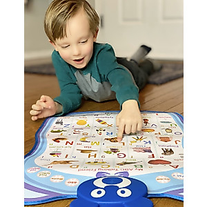 My ABC Talking Friend Interactive Alphabet Toy Talking Poster Wall Chart, Educational Toy for Learning Toddlers, Age 2+ Year Old, Kindergarten, Preschool Boys and Girls [BLUE COLOR ONLY]