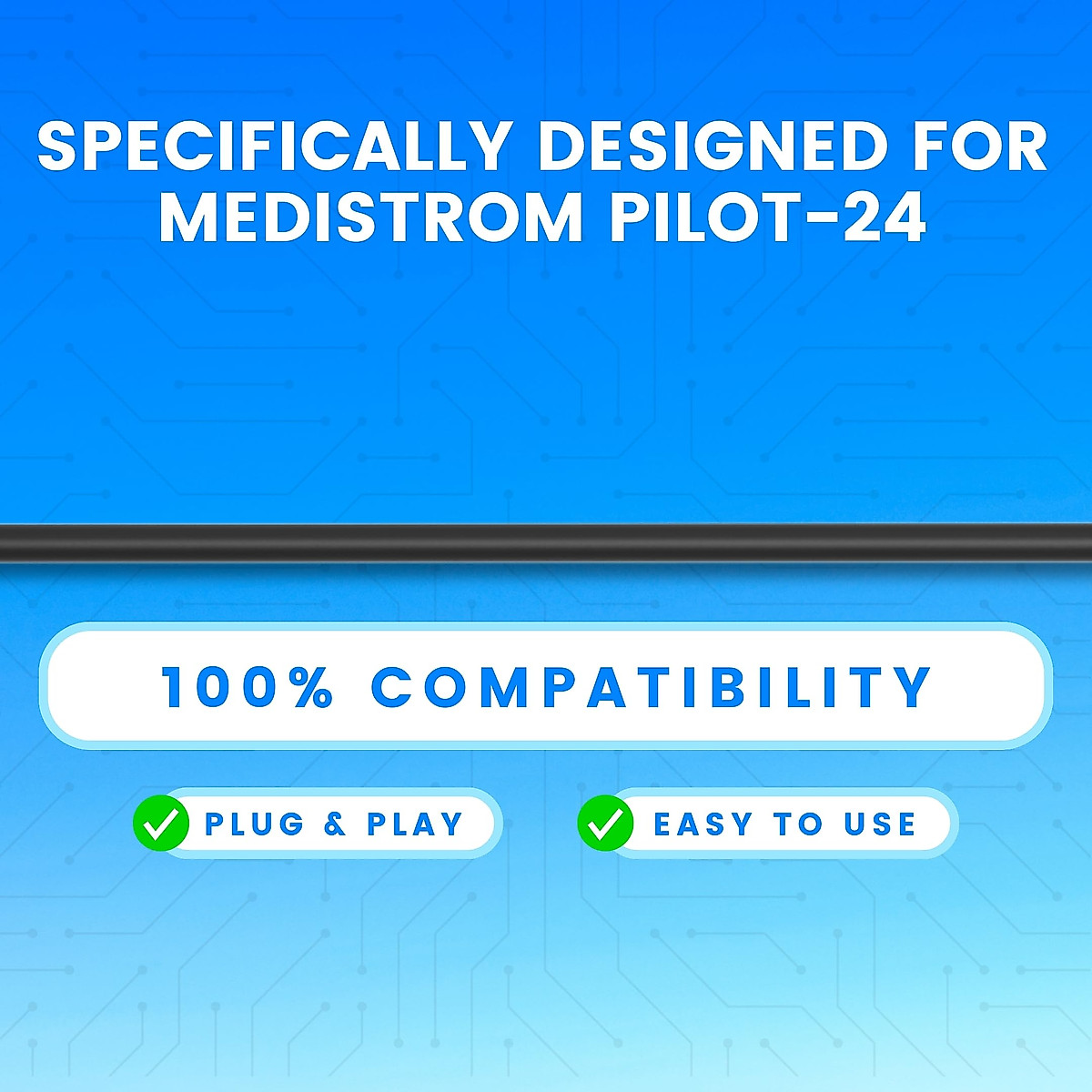 Medistrom AC Power Adapter Charger for Medistrom Pilot 24 Lite Battery Backup Power for CPAP Machine, Power Supply, CPAP Accessories and Supply for CPAP