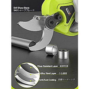 Electric Pruning Shears For Garden Cordless Rechargeable Power Scissors Tree Branch Cutters MAX 50mm(1.9 Inch) Cutting Diameter With LED Display Hedge, Trees, Branches & Twigs Shears Cutter ( Size : W