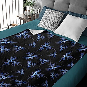 Softerhug Blanket Glaucus Atlanticus Soft Cozy Throw Lightweight Microplush Blankets for Couch Bed Sofa All Season Warm-80 in x 60 in Large for Adult
