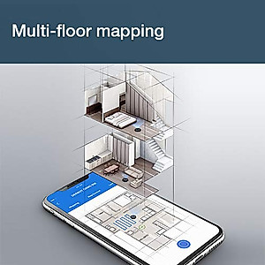 Ecovacs DEEBOT OZMO 920 2in1 Mopping Robotic Vacuum with Laser Navigation, No-Go Zones, Systematic Cleaning, Multi-Floor Mapping, Works with Alexa & App, Large, Black