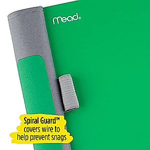 Five Star Advance Spiral Notebooks, 2 Subject, College Ruled Paper, 100 Sheets, 9-1/2" x 6", Assorted Colors, 6 Pack (38642)