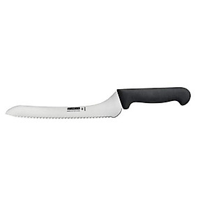 Victorinox 7.6058.20 Offset Bread Knife Serrated Blade in Black 9-inch