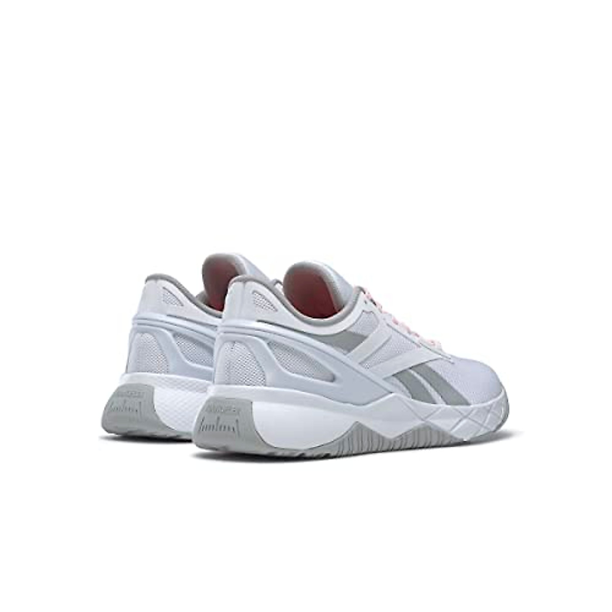 Reebok Women's Nanoflex TR Cross Trainer, White/Pure Grey/Orange Flare, 10.5