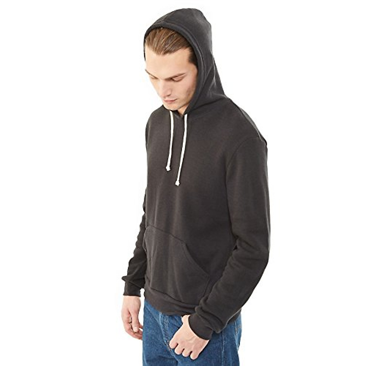 Alternative Men's Challenger Pullover Hoodie, Eco True Black, Large
