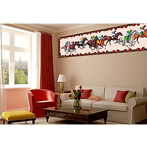 Kentucky Derby Party Outdoor Banner Churchill Downs Horse Racing Large Fence Banner Front Yard Garden Decoration Sign