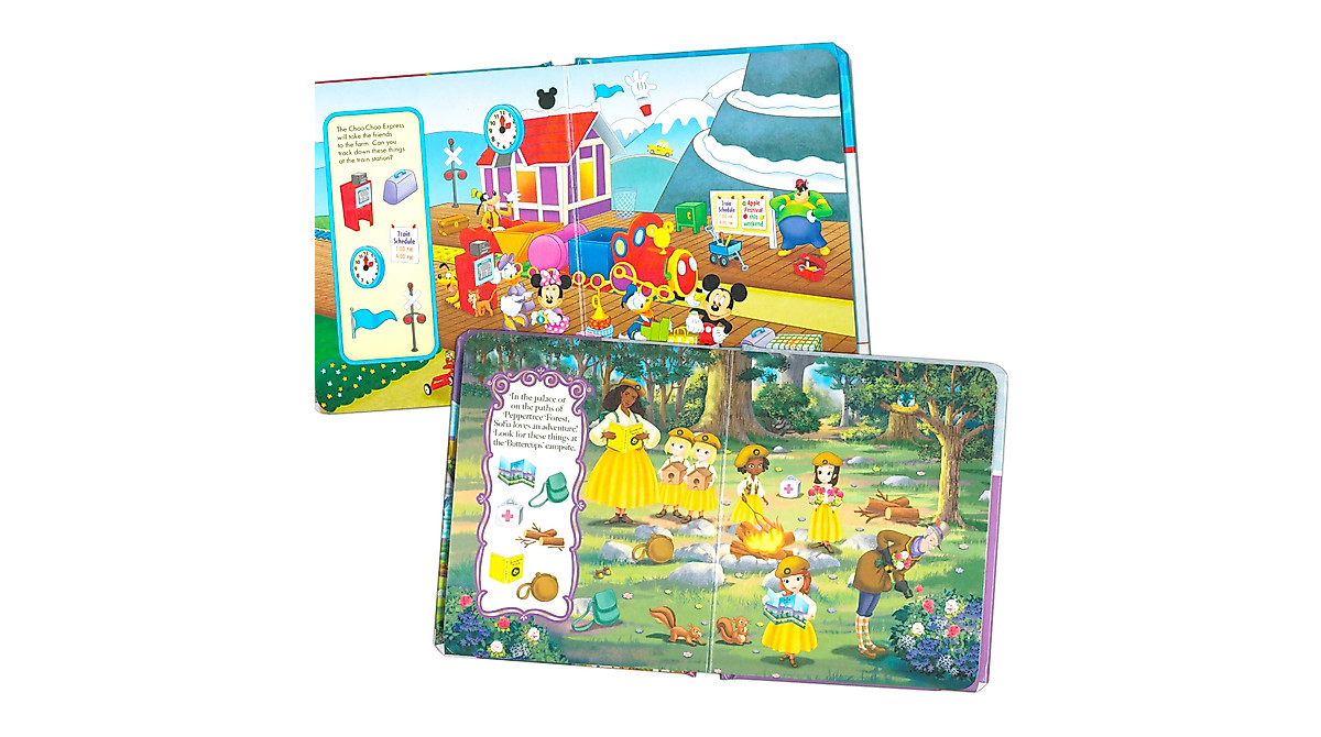 Disney Puzzle Picture Search Book Set for Kids