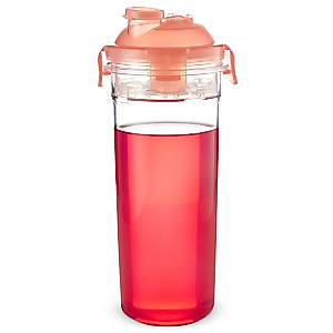 Komax Lunchmate Insulated Lunch Bag Set – Thermal Lunch Box for Women + Salad Container for Lunch + Fruit Infuser Water Bottle + Spoon & Fork + Ice Packs for Lunch Bag (Red)